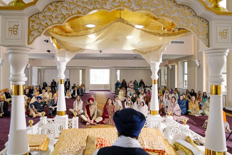 Asian Sikh Wedding Photographer & Videographer London - Jenna & Will